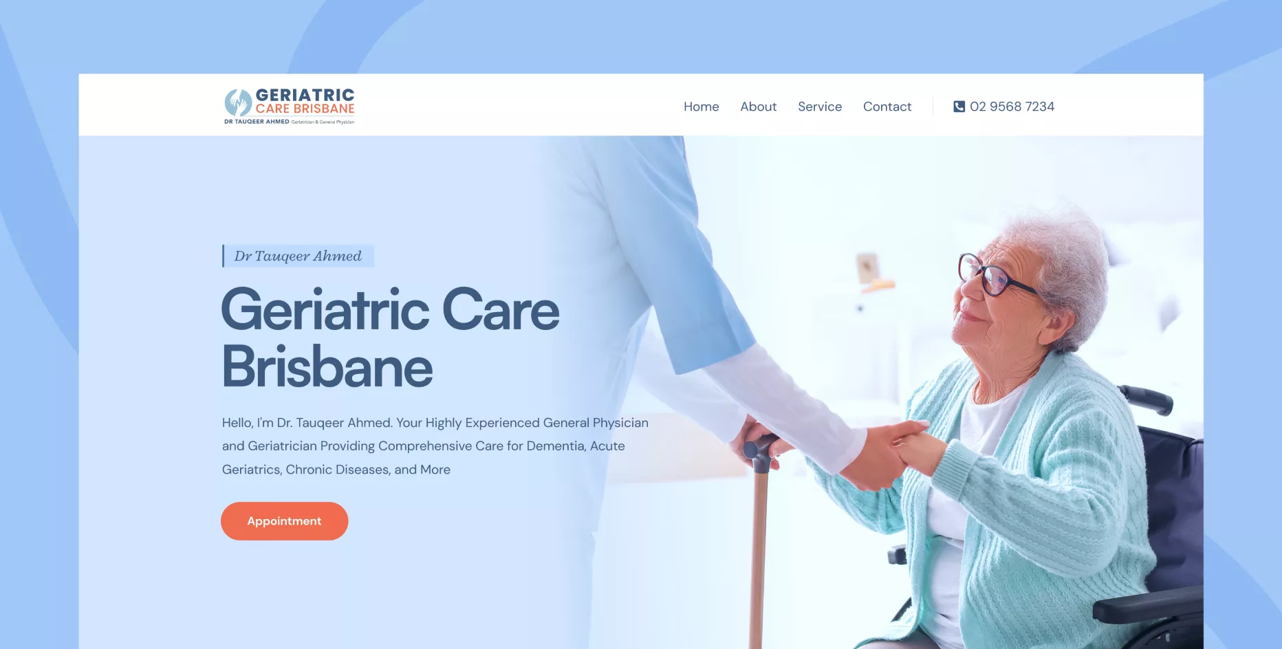 Geriatric Care Brisbane – Webserv | Websites, Ai and Automations ...
